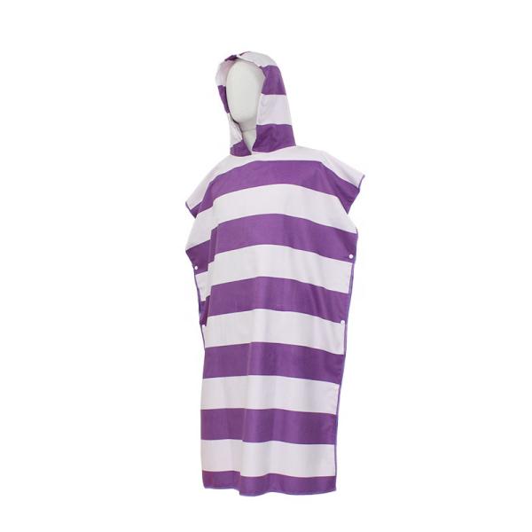 Quality Customized Hooded Changing Microfiber Poncho Towel For Adults for sale