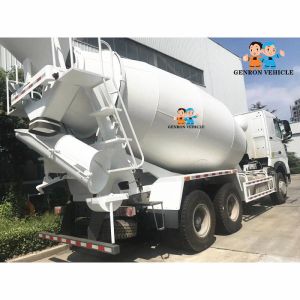 Quality Mechanical Suspension 40ft 43m3 Cement Mixer Trailer mixer truck for sale