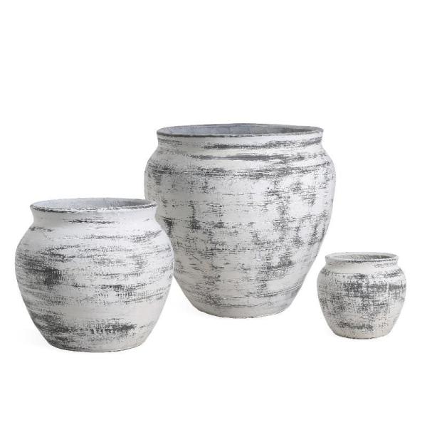 Quality Durable Fiber Cement Flower Planters with Drainage for sale