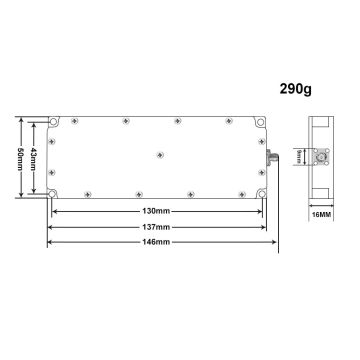 Quality Customized 50W 400MHz 500MHz 3G 4G Lora Digital Long Range RF amplifier anti for sale