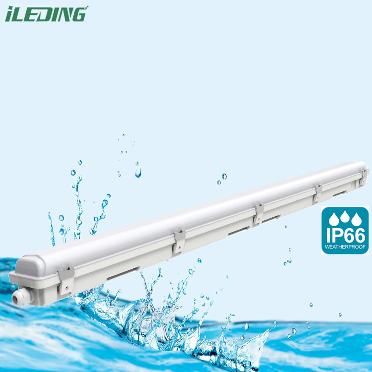 Quality LED Vapor Tight Garage Light Fixture Dimmable IP66 LED Tri-proof Light with CRI for sale
