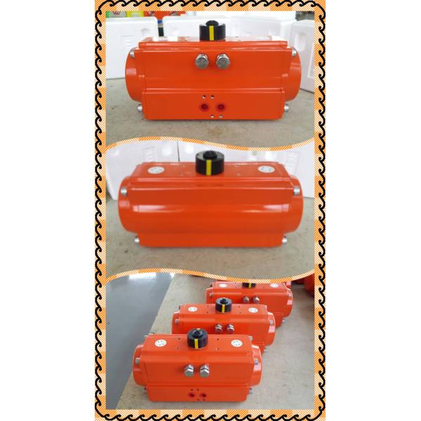 Quality Small Double Acting Pneumatic Actuator With Spring Return 1/4 Turn for sale