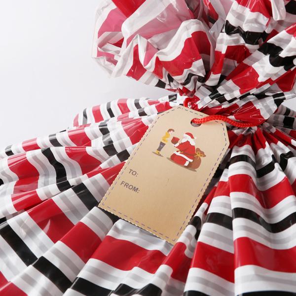 Quality OEM ODM LDPE Christmas Santa Sacks For Gift Wrapping for sale