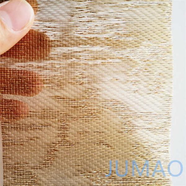 Quality Commercial Facades Bronze Meshed Glass Architectural for sale