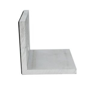 Quality Silver Aluminium Extrusion Brackets Metal Corner With Polished Finish for sale