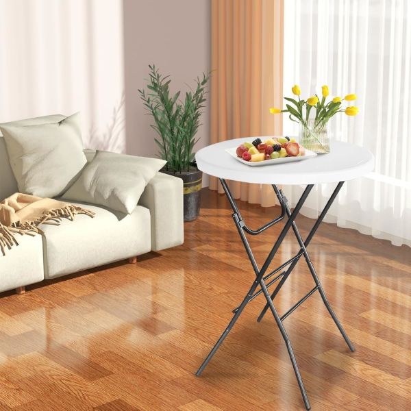 Quality Indoor Outdoor Gathering High Top Table Bar Height Folding Table for Bar for sale