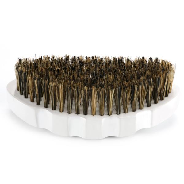 Quality Boar Bristle 360 Wave Brush Custom Design White Beech Wooden 100% for sale