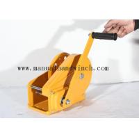 Quality LDE1800N 1800lbs Hand Crank Winch With Automatic Brake for sale
