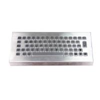Quality Waterproof Steel Industrial Desktop Keyboard 20mA For Workstation for sale