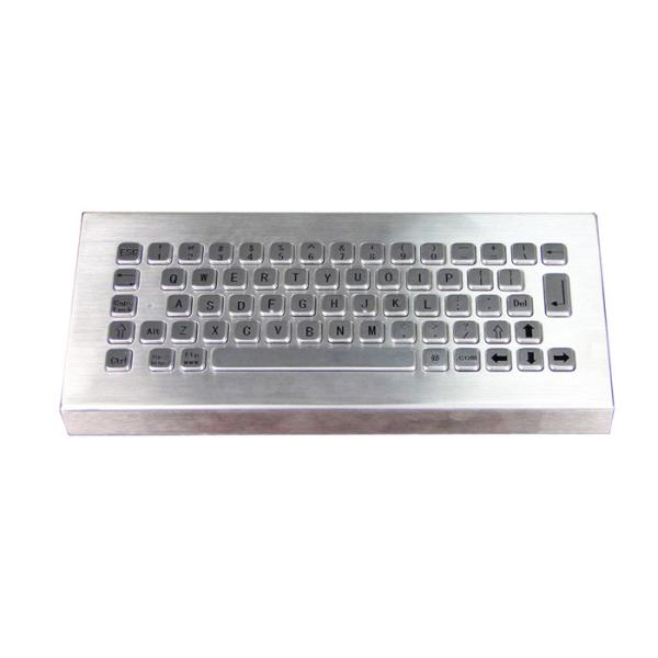 Quality Waterproof Steel Industrial Desktop Keyboard 20mA For Workstation for sale