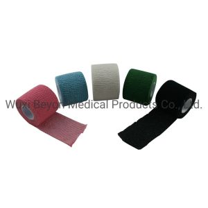 Quality Plaster Elastic Adhesive Fabric Tape Weightlifing Tearable Light for sale