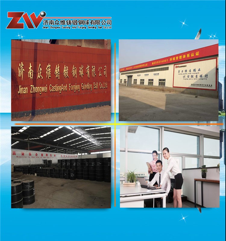 Hot Rolling Forged steel grinding ball for gold and copper mining