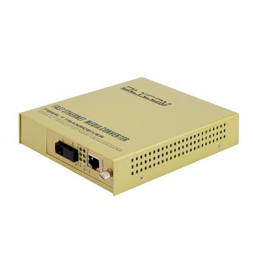Quality WDM Media Converter 100Mbps Rack Mount Fiber Copper Extender Unmanaged for sale