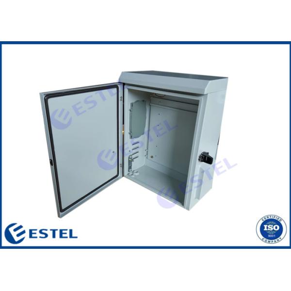 Quality IP65 SGCC Outdoor Comms Cabinet With One Fan for sale