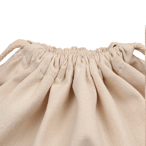 Quality OEM Large Cotton Drawstring 3cm 5 OZ Laundry Hamper Bag for sale