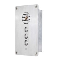 Quality Flush Mounted Elevator Emergency Phone Hands Free Operation With Robust Housing for sale
