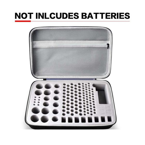 Quality zipper EVA 140 battery Storage Organizer With Tester for sale