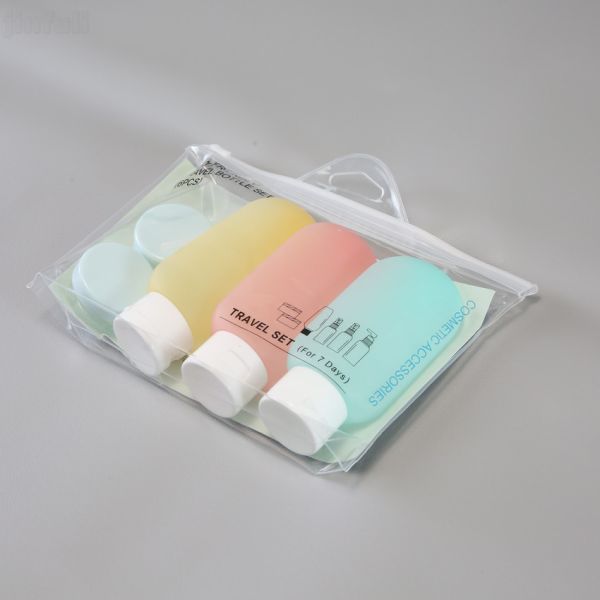 Quality Travel Toilet Printed PVC Cosmetic Organizer Bags Waterproof Transparent for sale
