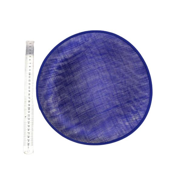 Quality Silk Screen Printing Sinamay Base and Feather Fascinator Hat with Headband 30cm Width for sale