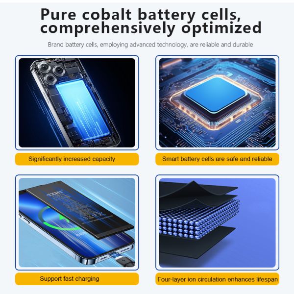 Quality 3300mAh Replacement Battery For iPhone 12/12Pro with Zero-cycle Performance Test for sale