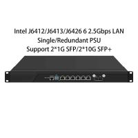 Quality Zynshield 1U Rackmount Firewall pfSense OPNsense J6412 Redundant 6 2.5Gbps LAN 2 for sale