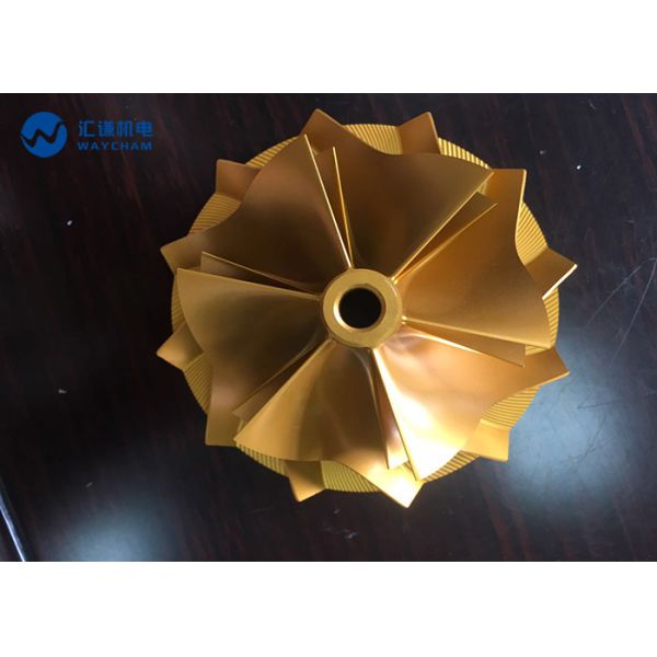 Quality 7075 Aluminum CNC Precision Components Wheel Rotor Impeller Customized Sizes for sale
