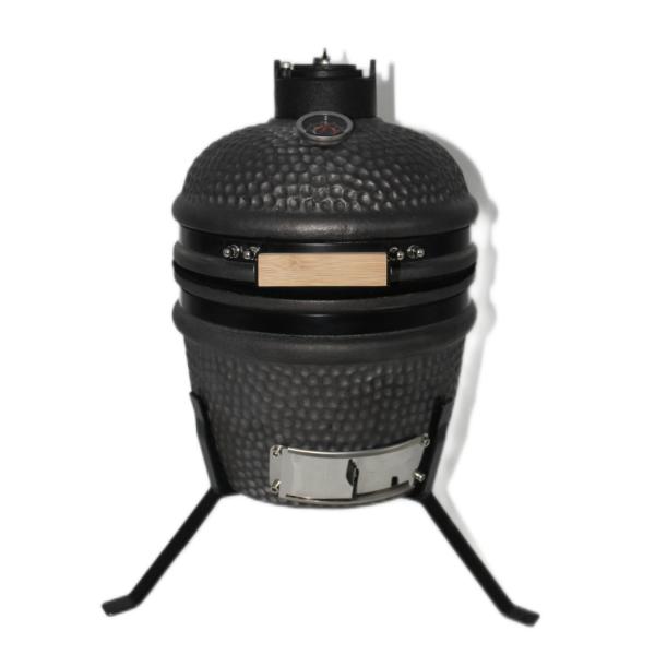 Quality Matt Black 13 Inch Kamado Grill 32cm Ceramic Outdoor for sale