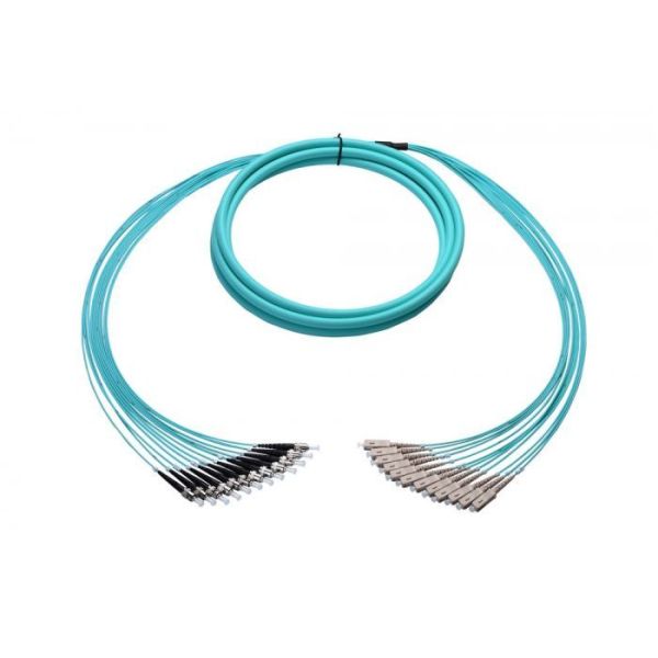 Quality SC-LC 12F Fiber Optic Patchcord with Low Insertion Loss High Reflection Loss and for sale