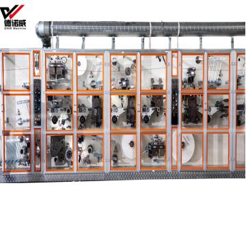 CE Certificated Sanitary Napkin Machine Customized Economic Friendly