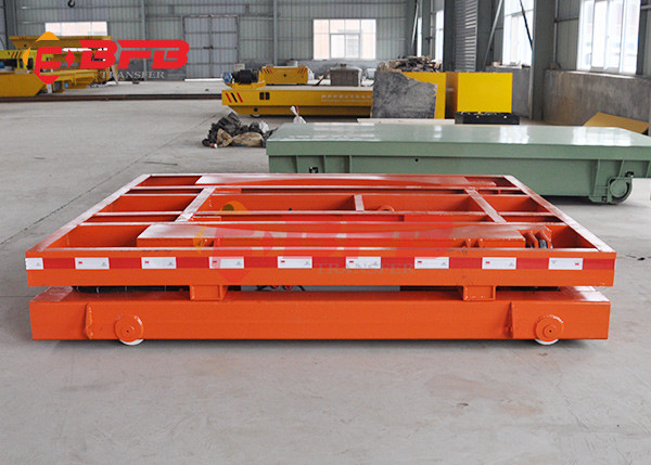 Quality 8 Ton Load Transfer Cart With Scissor Lift Mounted On Rails for sale