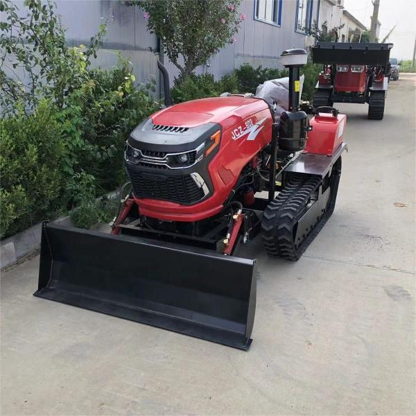 Quality Compact 50HP Dry Land Crawler Tractor With Agricultural Tools for sale