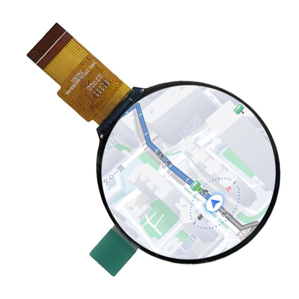 Quality Transmissive Circular TFT Display Round LCD Screen 1.6 Inch 360cd/M2 for sale