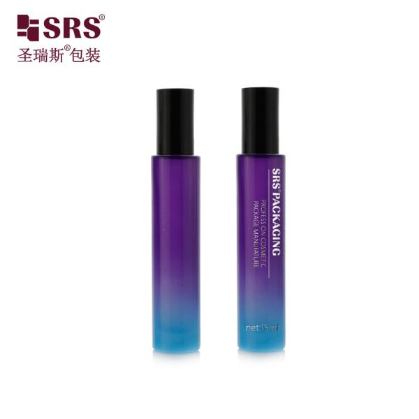 Quality GB1-15ml Essential Oil Roll On Container Gradient Purple Blue Colored Customized for sale