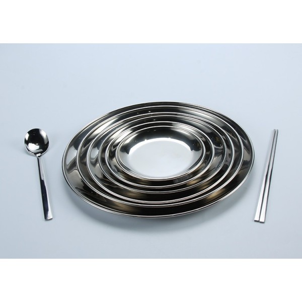 Quality SS304 Chafing Round Dinner Plates for sale