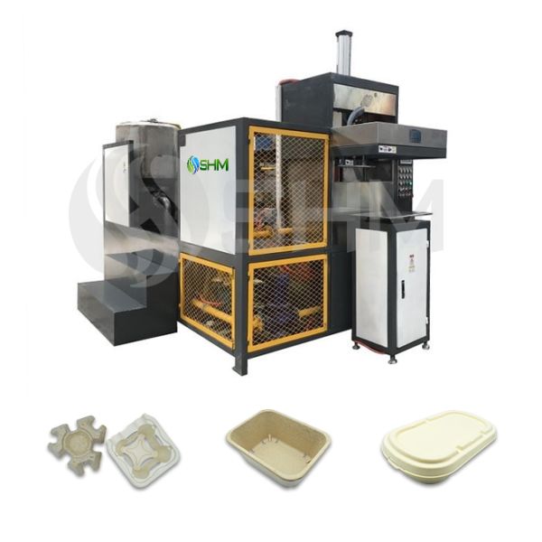 Quality Small Biodegradable Bagasse Pulp Molding Machine Automatic Sugarcane Plate Machine for sale