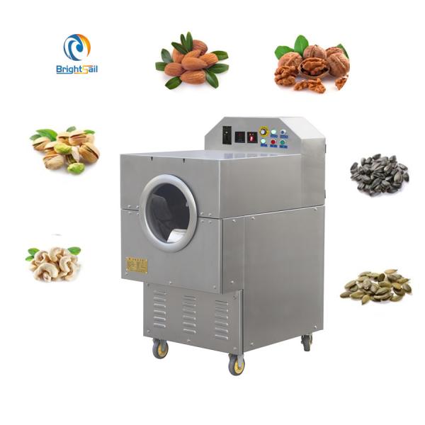 Quality Electromagnetic Stirrer Sunflower Seeds SS304 Peanut Roaster for sale