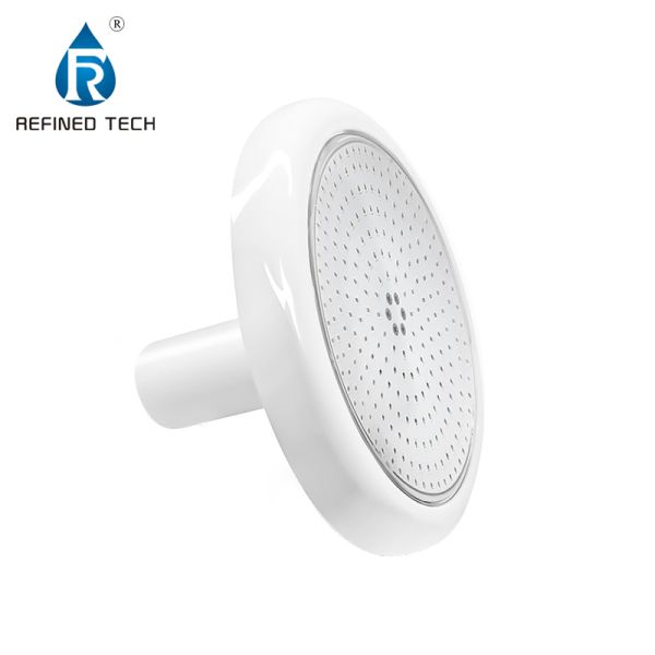 Quality Plastic 220MM 12V Fiberglass Pool Light Underwater Resin Filled for sale