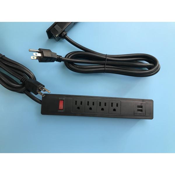 Quality Desktop PA66 Multiple Outlet Power Bar For Office for sale