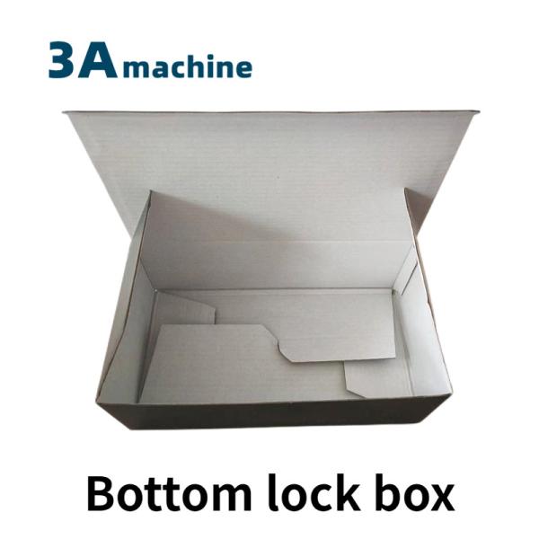 Quality CQT 900YG-2 Pre-Folded Bottom Lock Corrugated Cardboard Box Making Machine for sale
