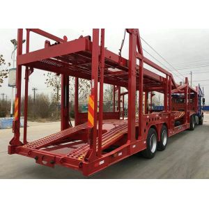 Quality High Performance 2floors 6/8/10units Car Semi Trailer With Hydraulic Lifting for sale