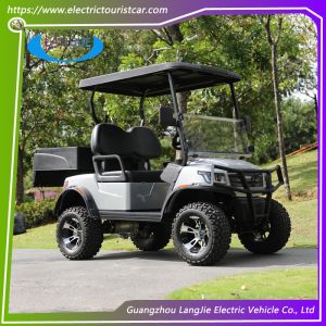 Quality 2 Seater Electric Car With Cargo Box 48V Club Car Utility Vehicle For Hotel for sale