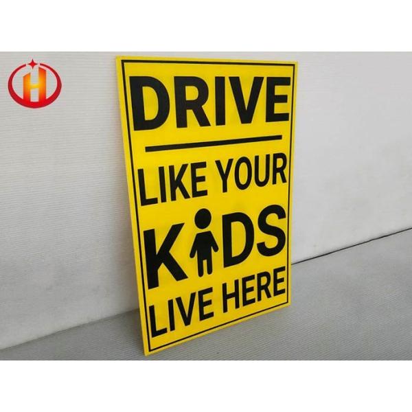 Quality Polypropylene Glossy Corrugated Plastic Signs Durable WaterProof for sale