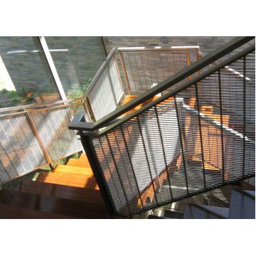 Quality 30%-60% Open area Architectural Metal Mesh 0.5mm-4.0mm Wire Mesh Stair Railing for sale