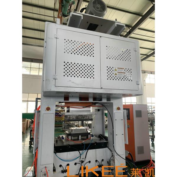 Quality ISO 4 Cavities Silver Alufoil Container Making Machine for sale