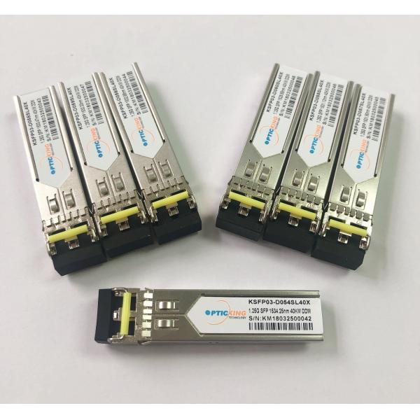 Quality DWDM 1534.25nm SFP Optical Transceiver Module 40km 80km 120km for sale