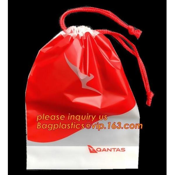 Quality Biodegradable Backpack laundry sack, natural white laundry bags with drawstring for sale