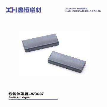 Quality High Temperature Resistance Inverter Motor Segment Ferrite Arc Magnet W3087 for sale