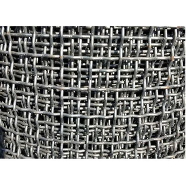 Quality Filtering Plain Weave Crimped Wire Mesh 6mm Steel Woven Mesh Screen for sale