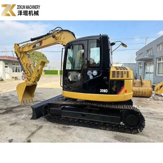 Quality Used 8 Ton CAT 308 Crawler Excavator 308D Mini Bagger with Excellent Performance for sale