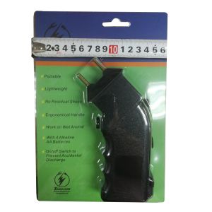 Quality ABS Battery Operated Cattle Prod / Electric Stock Prodders Black Ergonomic for sale